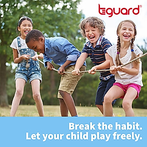 TGuard AeroThumb Sucking Stopper Kit - Ideal Prevention, Solution & Gentle Thumb Guard with Materials Designed for Babies, Toddlers, & Kids - w/ 30 Bracelets - Small (Ages 4 under, less than 40 lbs)