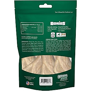 Bonies Natural Calming Formula Dog Treats, Contains Chamomile & Lavender, Help Anxiety, Excessive Barking & Trembling, Chicken Flavor, Medium, 8 Bones