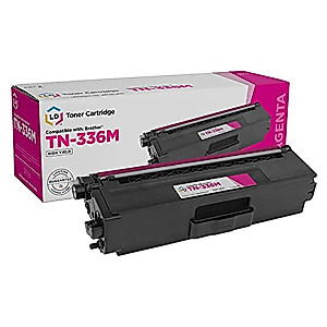 LD Compatible Toner Cartridge Replacement for Brother TN336M High Yield (Magenta)