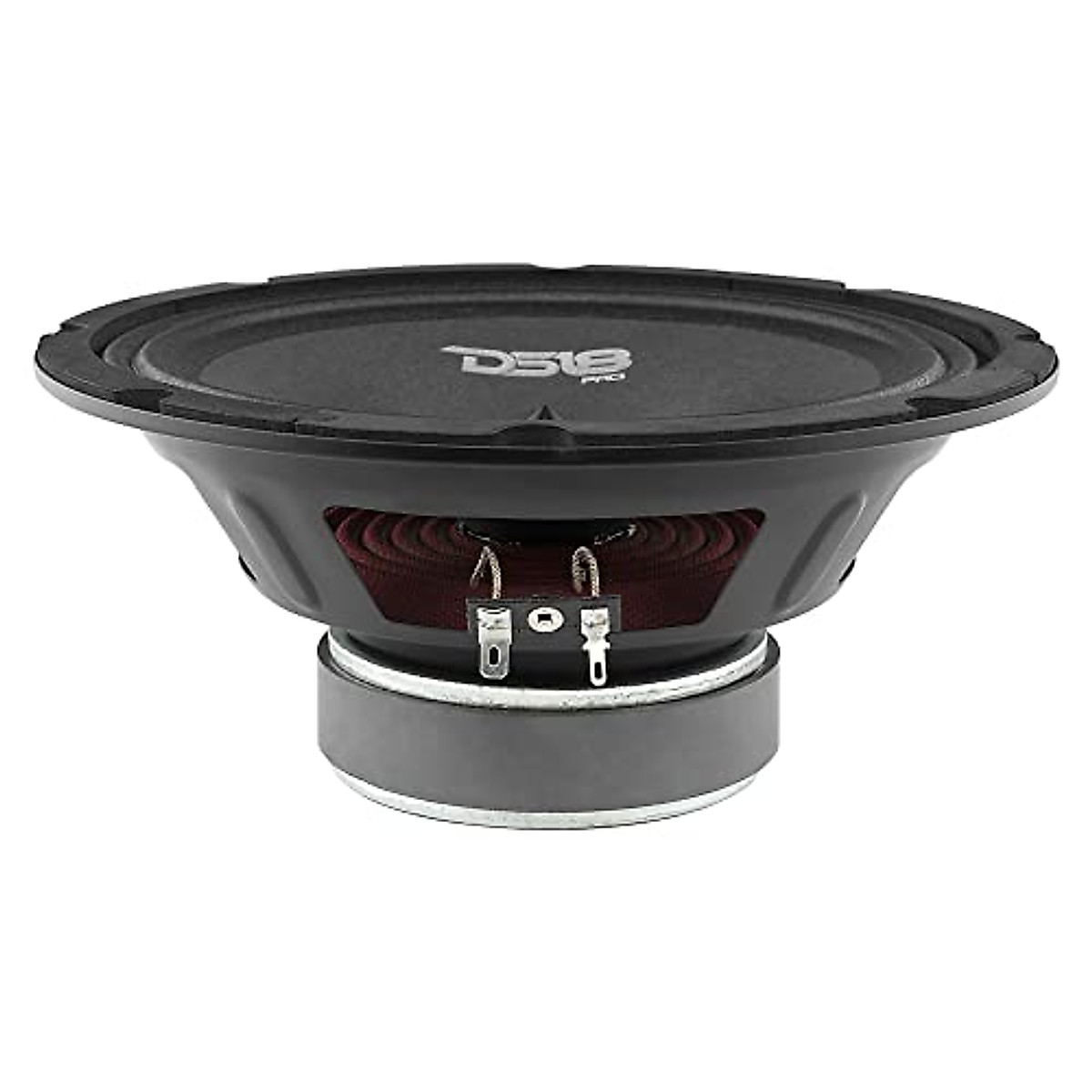 DS18 PRO-B8.4 Loudspeaker 8" Mid-Range Car Audio Speaker with Bullet 4-Ohms 140 Watts - Premium Quality Audio Speakers for Car or Truck Stereo Sound System (1 Speaker)