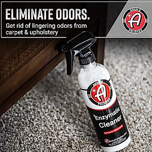 Adam's Polishes Enzymatic Cleaner 16oz - Eliminate Stains & Odors From Extreme Bio-Based Messes - Water-Based, Non-Toxic All Purpose Interior Cleaner - Safe On All Surfaces In Your Home or Vehicle