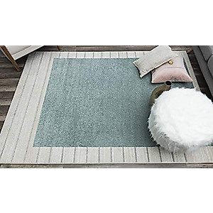 Rugs America Series S Jade Contemporary Geometric Rug Jade MN40A 8'0"X10'0" Area Rug