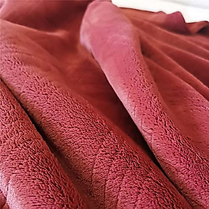 TUNKENCE Fleece Throw Blanket for Couch Sofa Soft Fleece Throw Blanket, no shed no Pilling Lightweight Fuzzy Comfy Textured Flannel Blanket for Couch Knitted Throw Blankets for Kids, Adults, Teens,