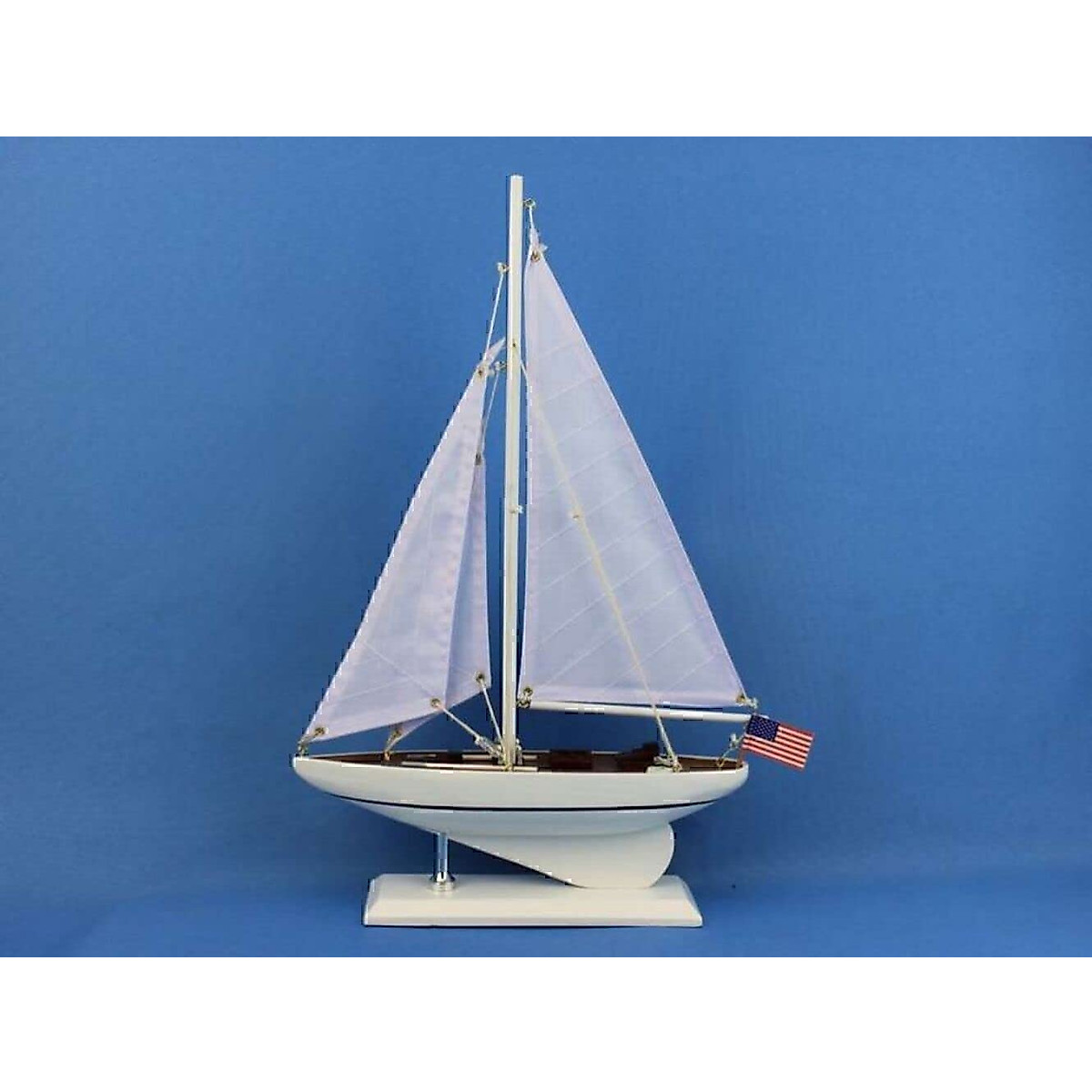 Hampton Nautical Intrepid Sailboat, 16"