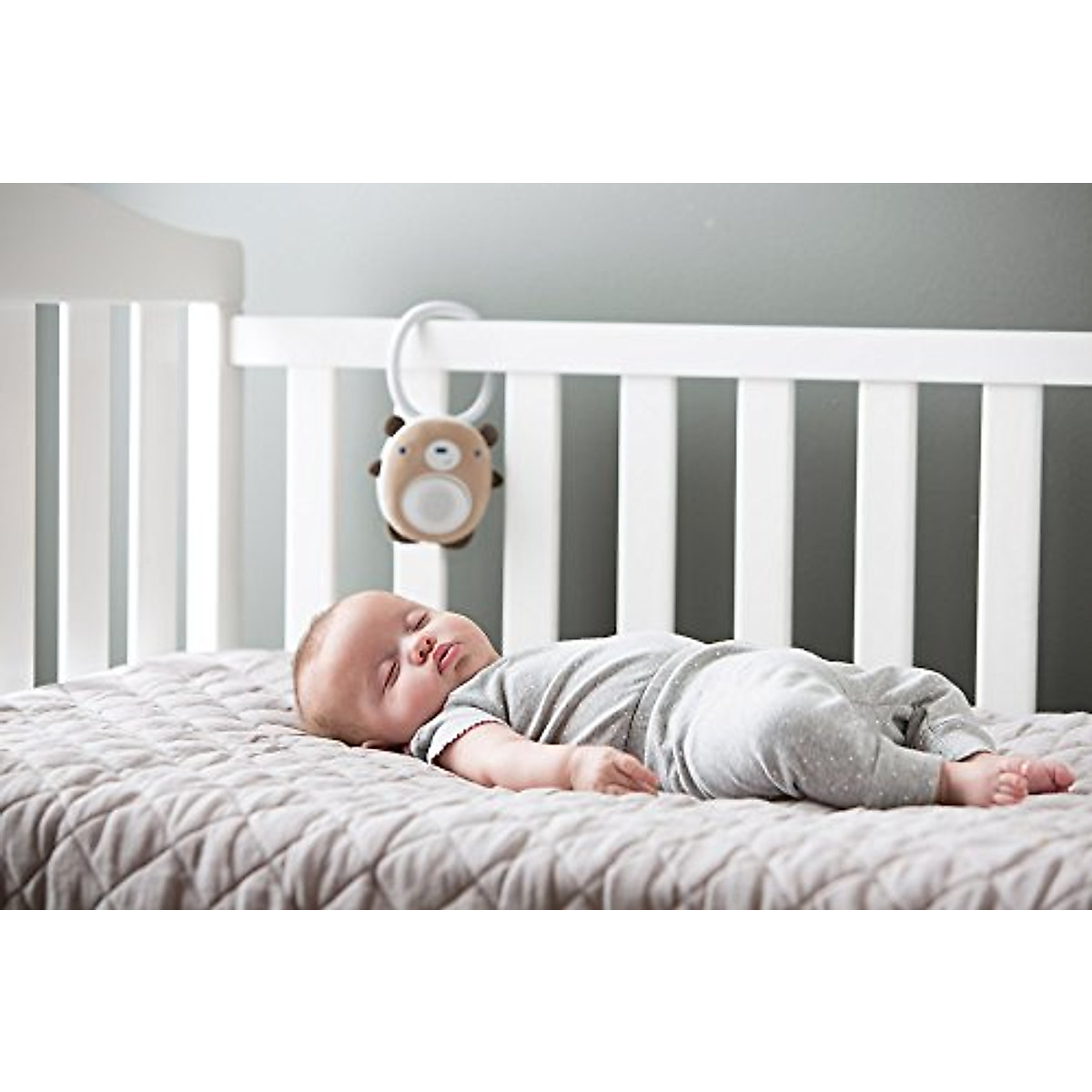 WavHello SoundBub, White Noise Machine and Bluetooth Speaker | Portable and Rechargeable Baby Sleep Sound Soother – Benji The Bear, Brown