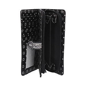 Nemesis Now Embossed Purse, Gothic Wallet, 18.5cm - Ouija Spirit Board