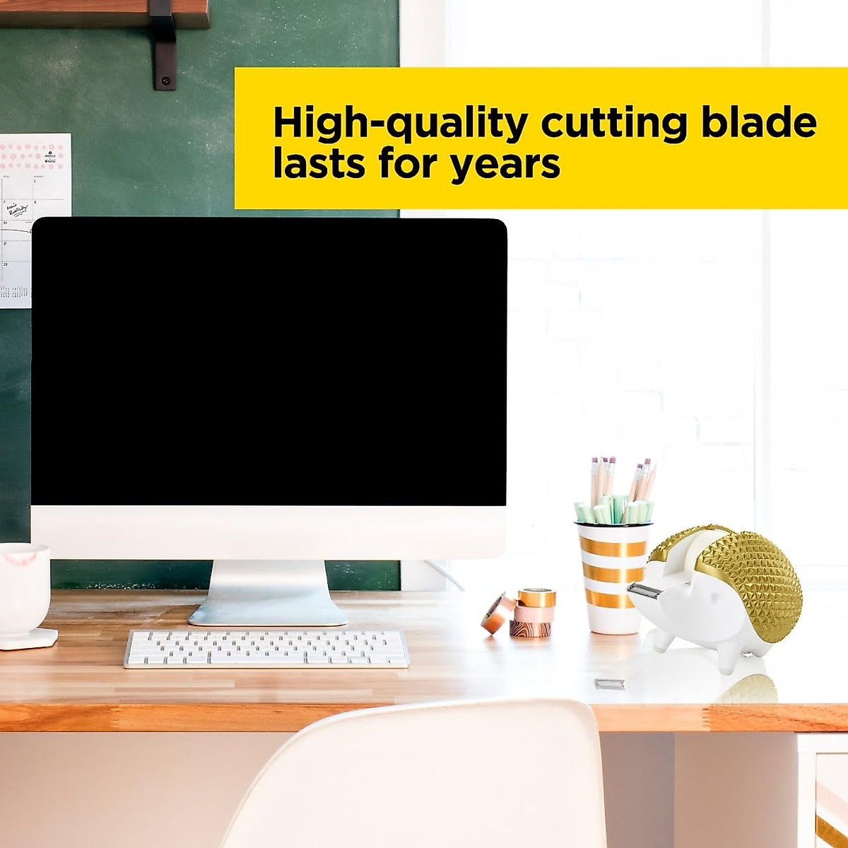 Scotch Brand Hedgehog Tape Dispenser, Great for Gift Wrapping, Includes 3/4 in x 350 in Tape Roll (C47-HEDGEHOG-G)