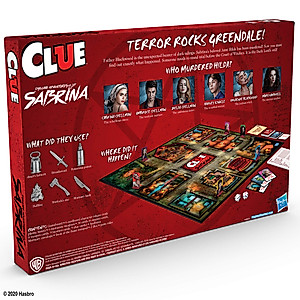 Hasbro Gaming Clue: Chilling Adventures of Sabrina Edition Board Game, Inspired by The Hit Series, Mystery Board Game for Kids Ages 14 and Up (Amazon Exclusive)
