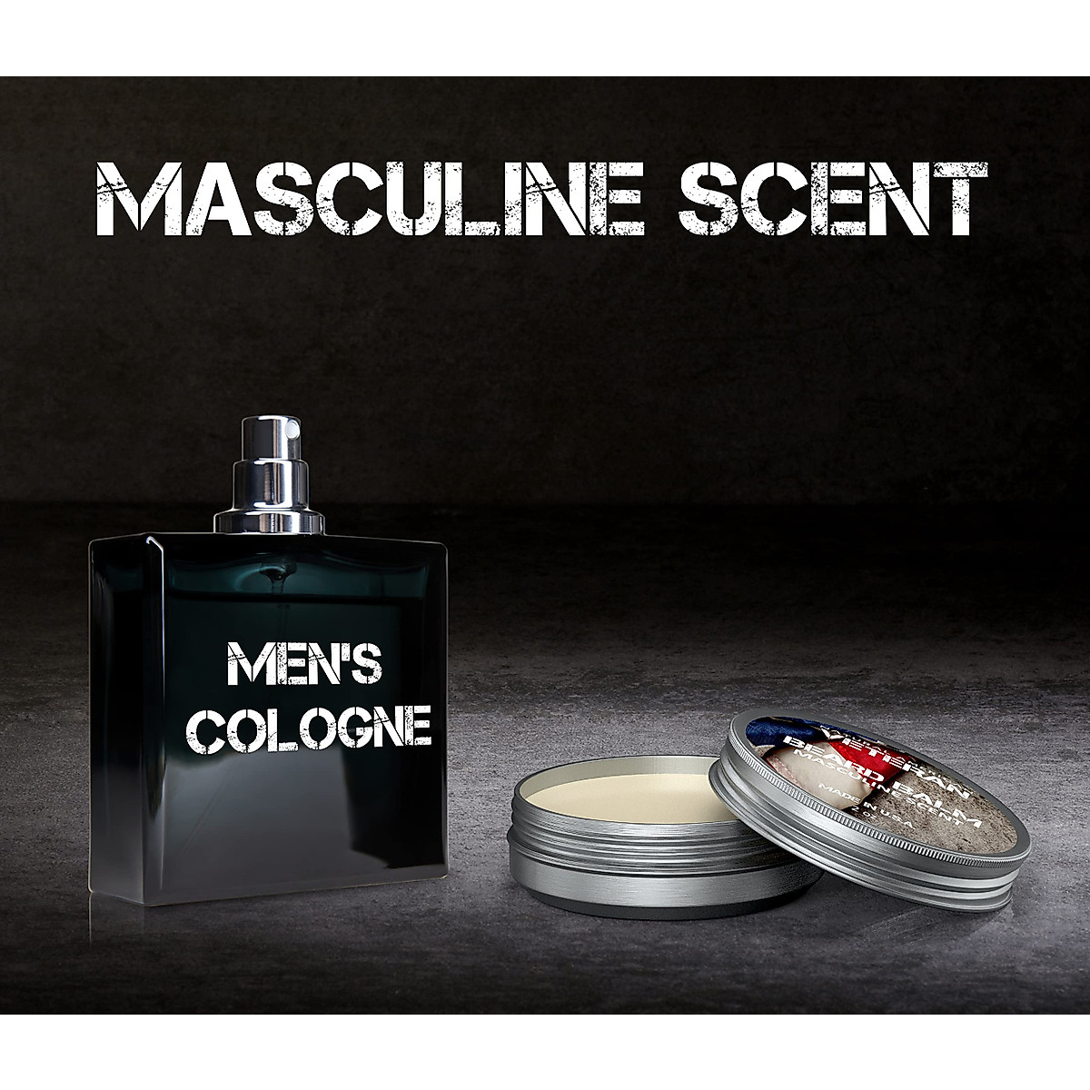 NATURAL AMERICAN VETERAN Beard Balm – 100% All Natural, Masculine Scent, Essential Oils with Organic Shea Butter – Moisturizes, Softens & Strengthens - Made in USA – Conditioning Beard Balm, 2 oz