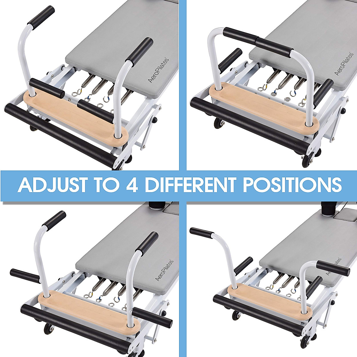 Stamina 55-0016 Precision Plank Bars Accessory for AeroPilates Precision Series Reformer 55-5535, 55-5608, and 55-5610 w/Four Different Grip Options