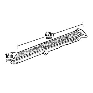 Pet Gear supertraX Ramps for Dogs and Cats, Maximum Traction Surface, Portable/Easy-Fold (No Tools Required), Built in Handle for Travel, 5 Models, 42-71 Inches Long, Supports 150-200lbs