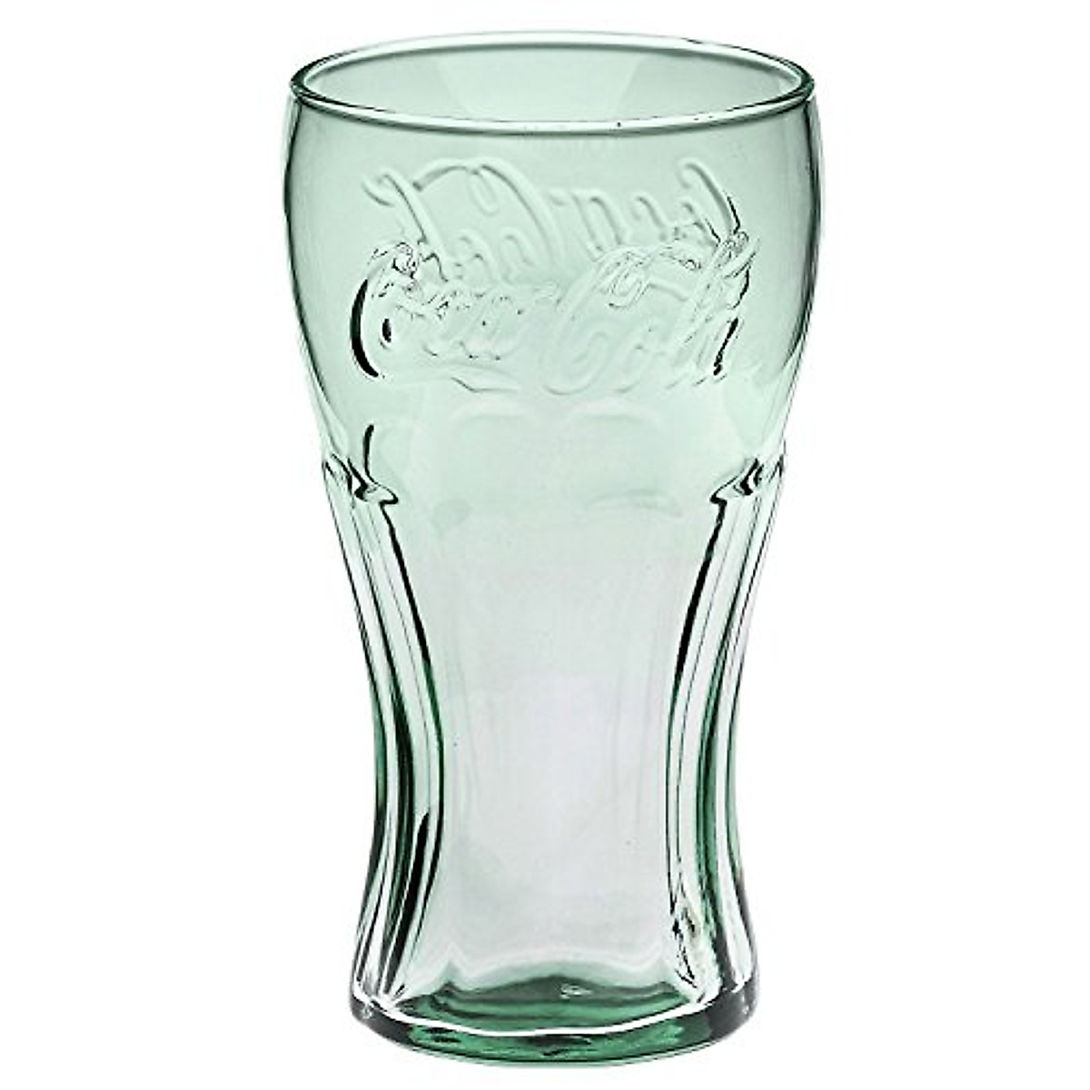 Classic Coca-Cola Glass in Georgia Green 17.2oz/510ml Coke Glass