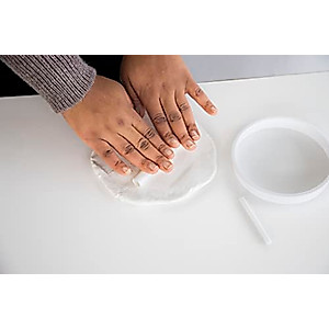 Pearhead DIY Pawprints Keepsake Kit for Dogs Or Cats, Christmas Ornament, Holiday Home Décor for Pet Lovers, Clay Paw Print Imprint, White