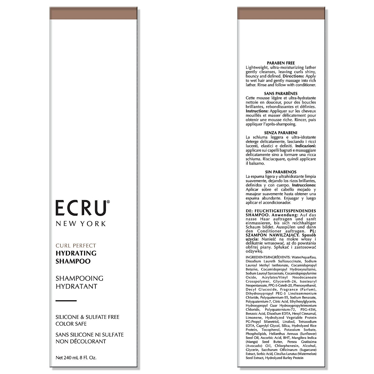 ECRU NEW YORK Curl Perfect Hydrating Shampoo 24oz