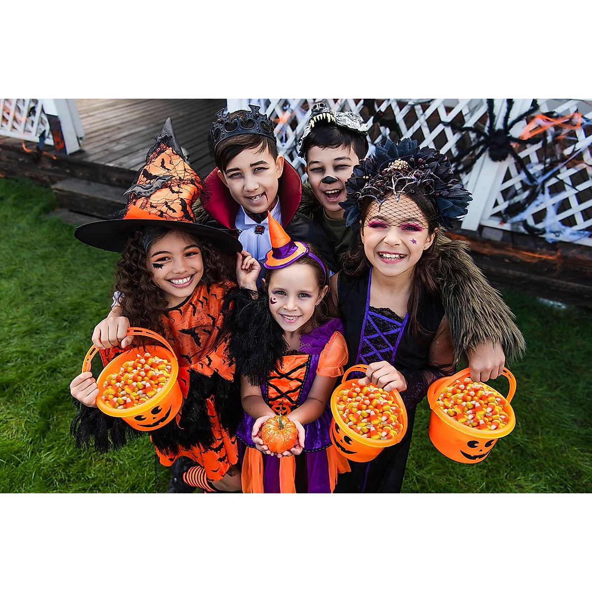 Fruidles Candy Corn, Classic Halloween Candy Treats- Dragon teeth Candy - Candy Bulk, Gluten Free - Fun & Festive Holiday Snacking Fun (Half-Pound)