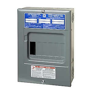 Square D by Schneider Electric HOM612L100SCP Homeline 100 Amp 6-Space 12-Circuit Indoor Surface, No Size, No Color