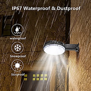 Vicalo 150W Outdoor Led Barn Light, Dusk to Dawn Photocell Led Garage Light 19,000LM 6500K Daylight White,IP67 Waterproof Area Light, Security Light/Flood Light/Yard Light/LED Parking Lot Light
