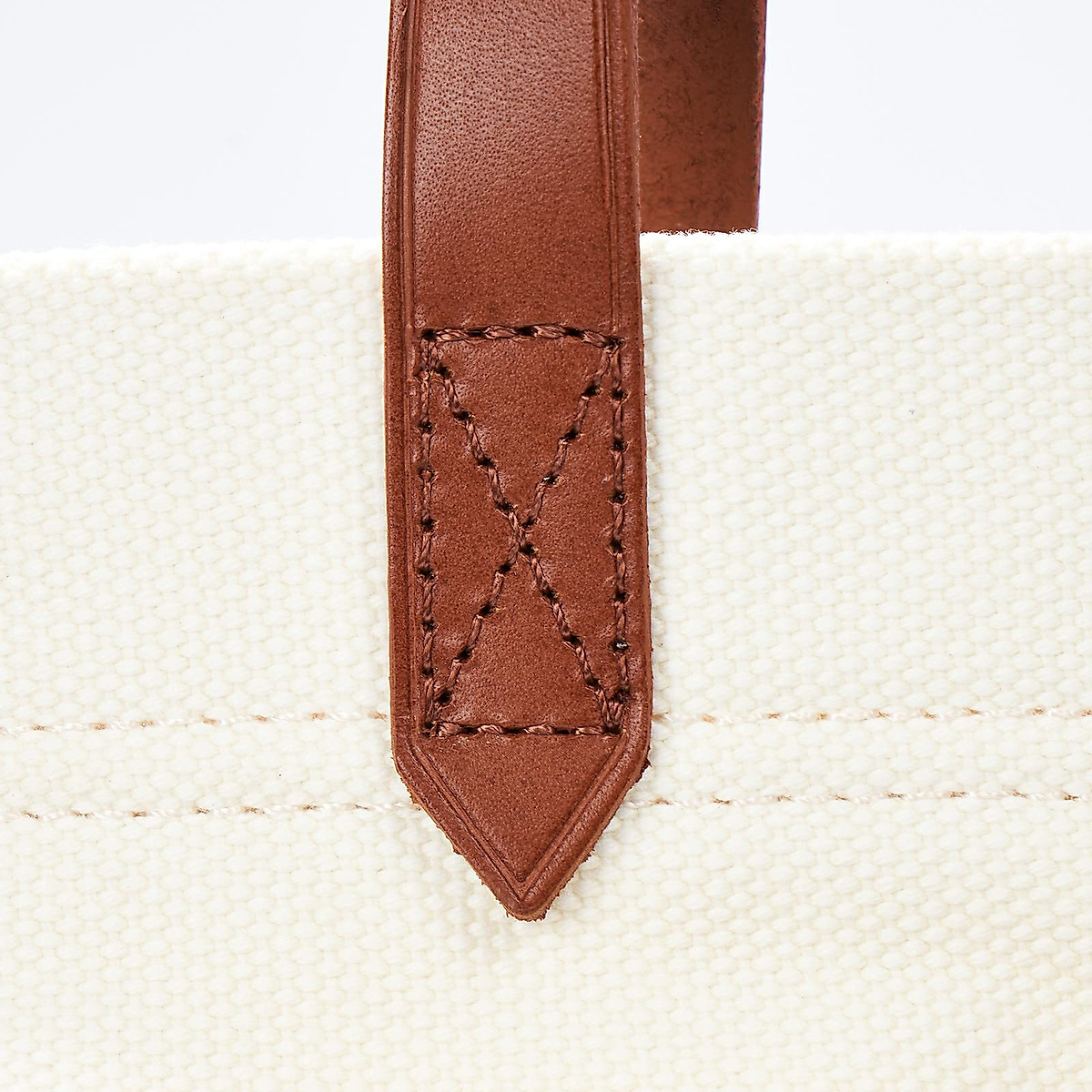 Women Canvas Tote Handbags Casual Shoulder Shopper Work Bag Crossbody (White), Beige