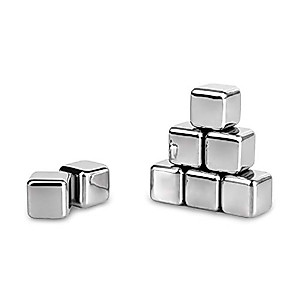 Artestia Whiskey Stones set,whiskey rocks gift set for men,8 pcs Ice Cubes Whiskey Stones,with Ice Tongs Freezer Storage Tray Chilling Stones Gift Set Ice Cubes for Whiskey Wine Ice Cube Drinks