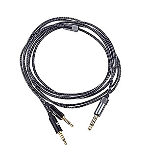 Saipomor Replacement Audio Cable HD212 Cord Compatible with Sennheiser HD202 HD497 HD437 HD447 HD212 pro, EH250 EH350 Headphones