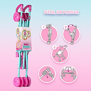 Cry Babies Baby Doll Stroller,Pink