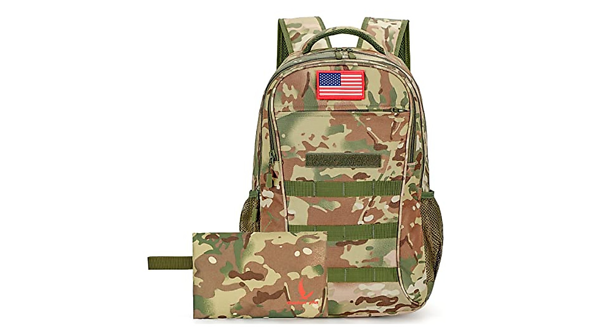 40L Camo Backpack - Waterproof & Versatile Gear