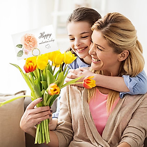 BENBO 20 Pieces Metal Wire Floral Place Card Holder Round Photo Memo Note Table Number Holder Pick Gold Floral Gift Card Holder Clips for Flower Arrangements,Wedding and Birthday Party, 13.4 Inch