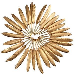Gold Silver Dipped Goose Feather - 50pcs Colorful Natural Feathers in Bulk 4-6inches Decor for Home Party Wall Decoration Crafts Dream Catcher Supplies Erikord(Golden)