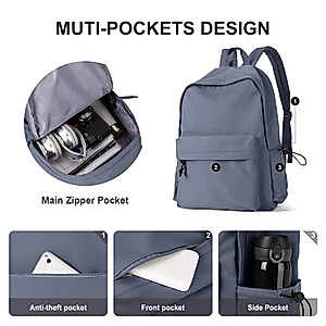 WEPOET Middle School Backpack for Teen Girls,Cute College Backpack for Women,High School Bag,Travel Rucksack Casual Daypack,Bookbag