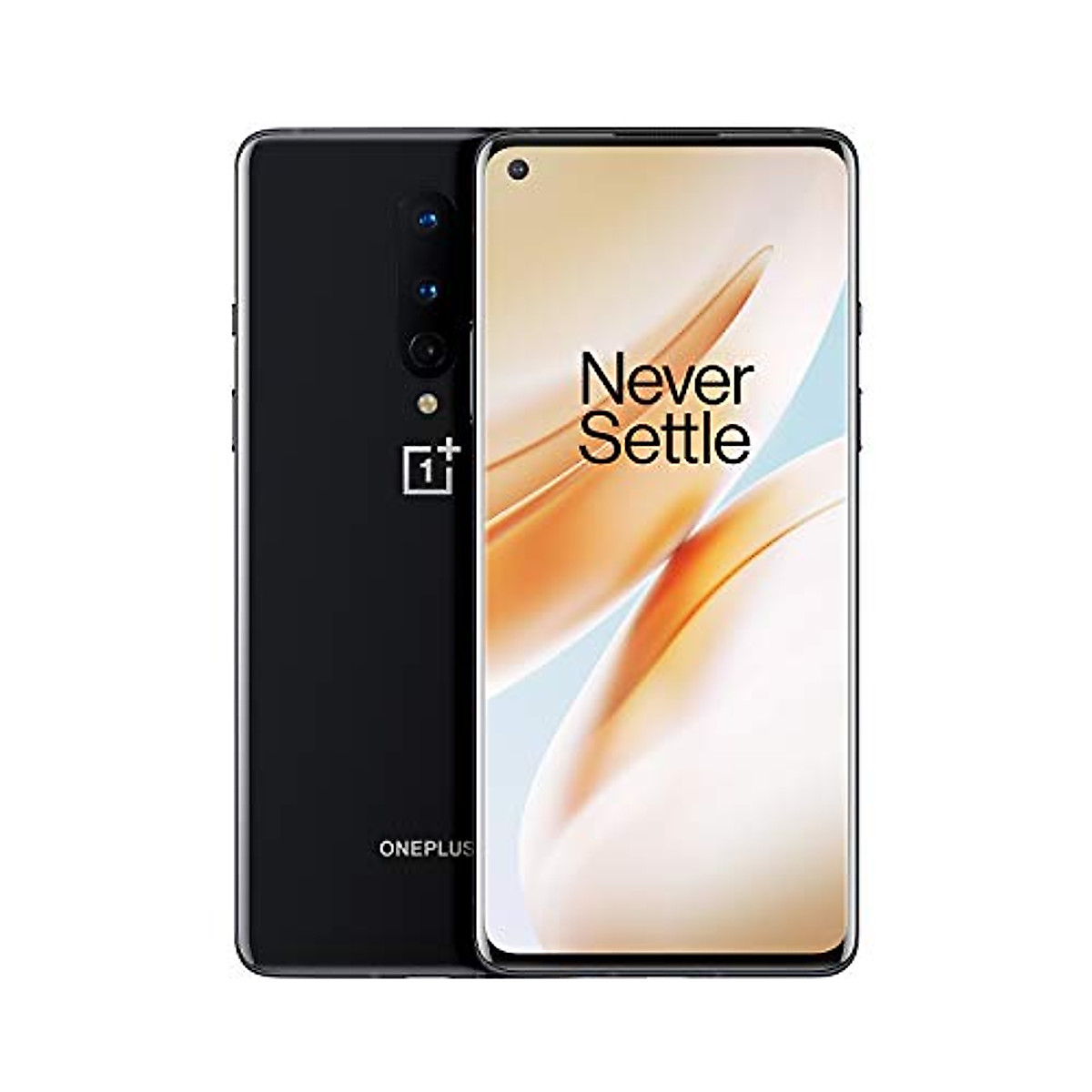 OnePlus 8 (5G) Dual-SIM IN2013 128GB/8GB RAM (GSM + CDMA) Factory Unlocked Android Smartphone (Onyx Black)- International Version