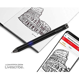 Livescribe Symphony Smartpen Digital Pen – Compatible with iOS, Android, Smartphones, Tablets (Latest Version), Black
