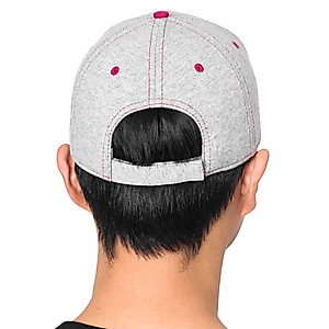 Disney Mens Cotton Mickey Mouse Dad Fan Baseball Cap, Grey