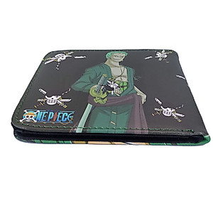 JCvCX Green Pattern PU Leather Short Wallet Bifold Cash Purse Card Hold