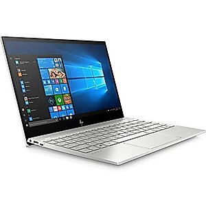 HP Envy Laptop, 13.3" Full HD Screen, Intel Core i5-8265U Quad-Core Processor, 8GB RAM, 256GB SSD, Wi-Fi, Bluetooth, Webcam, Backlit Keyboard, Fingerprint Reader, Windows 10, Silver (Non-Touchscreen)