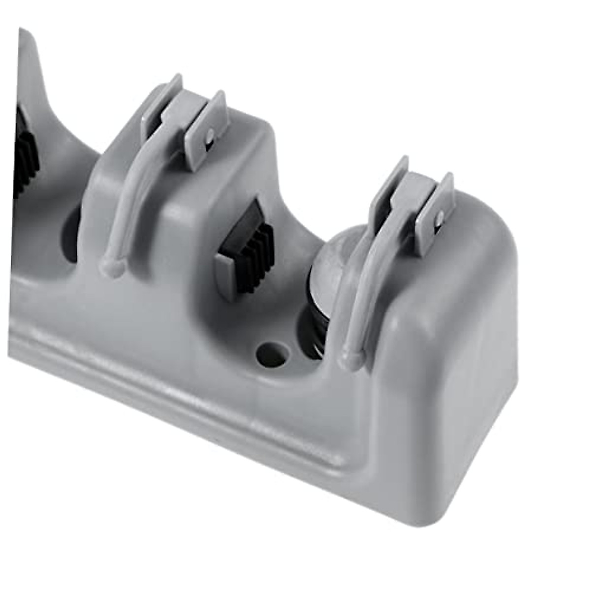 Cabilock Storage Rack Umbrella Storage Mounted Hooks Wall Mounted Shelves for Storage Wall Mount Clothes Rack Broom Holder Mop Hanger Mop Gripper Mounted Holder Dark Grey