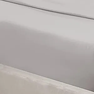 IR Imperial Rooms Twin Fitted Sheet - 16 Inch Deep Pocket Fitted Bed Sheets Twin Size Premium 1800 Soft Microfiber Shrink and Fade Resistant All Around Elastic Fitted Bottom Sheets Only (Grey)