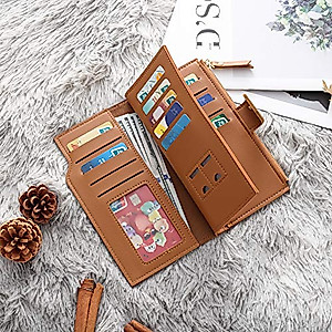 Personalized Wallets for Women, Custom Photo Wallet for Women Travel Wallet for Mom Wife Girls Grandma Mothers Day Gift, Custom Women Wallets for Birthday Anniversary Valentine's Day Graduation Gift (Style 10)