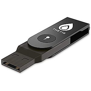 FIDO2 Security Key [Folding Design] Thetis Universal Two Factor Authentication USB (Type A) for Multi-Layered Protection (HOTP) in Windows/Linux/Mac OS,Gmail,Facebook,Dropbox,SalesForce,GitHub