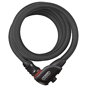 ABUS Unisex's Phantom 8950 Texfl Coil Cable Lock, Black, 180 cm