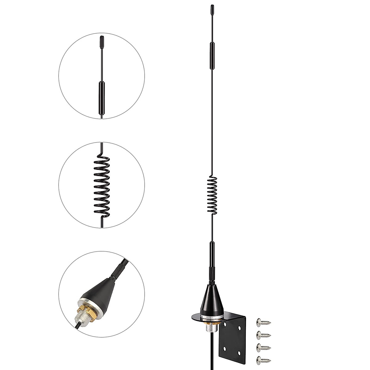 Bingfu 4G LTE RP SMA Cellular Antenna 7dBi Outdoor Antenna (2 Pack) Compatible with Spypoint Link Micro Covert Spartan Stealth Cam Tactacam Muddy Trail Game Camera Security Camera Wireless Router