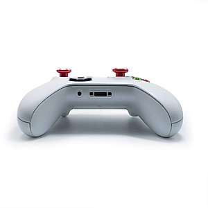 TOMSIN Metal Thumbsticks for Xbox One/ PS4 Controllers, Aluminum Joysticks Replacement Parts for Xbox One S (2 Pcs) (Red)