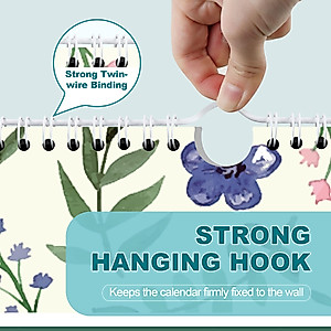 SUNEE Wall Calendar 2023-24, Now to December 2024, 15 Months Large Monthly Calendar for Office, 14.5x11.5, Floral Decorative