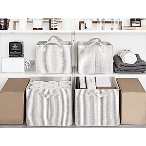 StorageWorks 2-Pack Narrow Storage Bins with 2-Pack Storage Bins