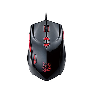 Thermaltake Tt e SPORTS Theron Plus Smart 8200 DPI RGB Software Performance Monitoring Laser Gaming Mouse MO-TRP-WDLOBK-06