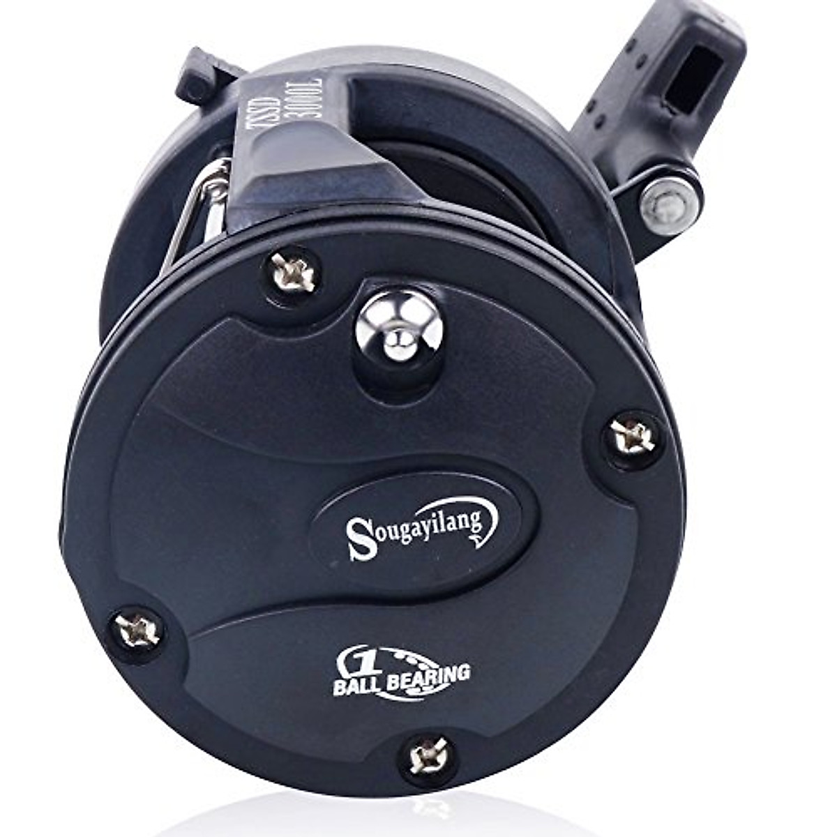 Sougayilang Round Baitcasting Fishing Reel for Catfish, Salmon/Steelhead, Striper Bass, Pike,Inshore Surf Fishing Reels, Conventional Reel