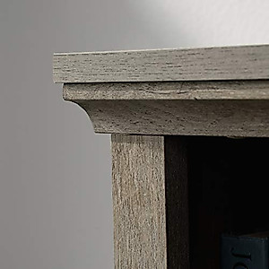 Sauder Miscellaneous Bookcase, L: 35.28" x W: 13.23" x H: 43.78", Mystic Oak finish