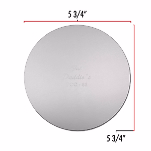 Fat Daddio's PCB-8PK Anodized Aluminum Replacement Bottom for 8 Inch Cheesecake Pan, Set of 2