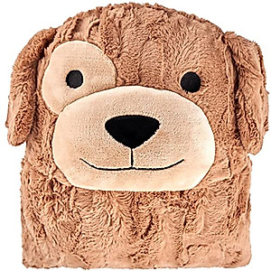 Cozy Critter Wrap Blanket for Adult|Cute Animal Designs |Super Soft and Warm| Oversized Blanket - Critter Wrap Puppy