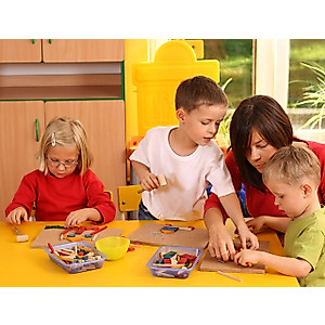 MGTECH 36 Pieces Mini Wooden Toy Hammers for Kids, Natural Wood Crab Seafood Mallets