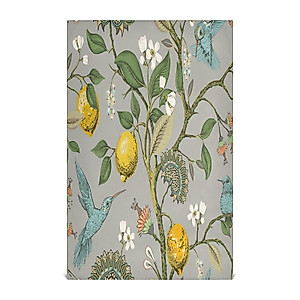 ALAZA Birds Lemons Flowers and Hummingbirds Decorative Kitchen Dish Towels Set of 6,Soft and Absorbent Kitchen Hand Towels Home Cleaning Towels Dishcloths,18 x 28 Inch
